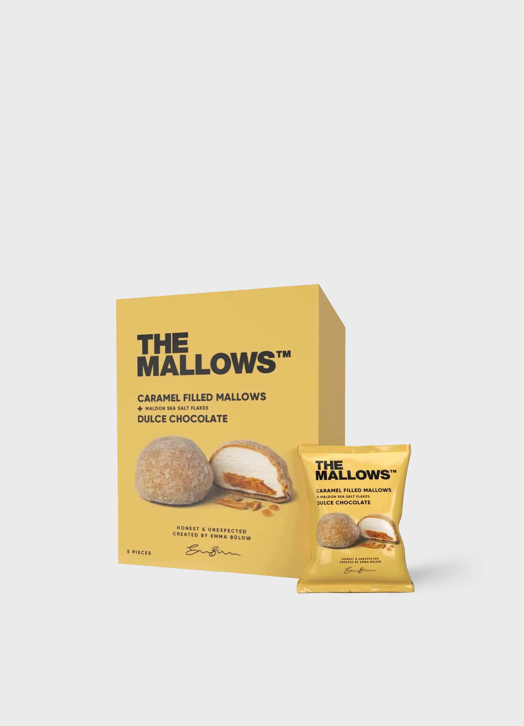 Caramel Filled Mallows + Dulce Chocolate + Maldon Sea Salt Flakes – THE ...